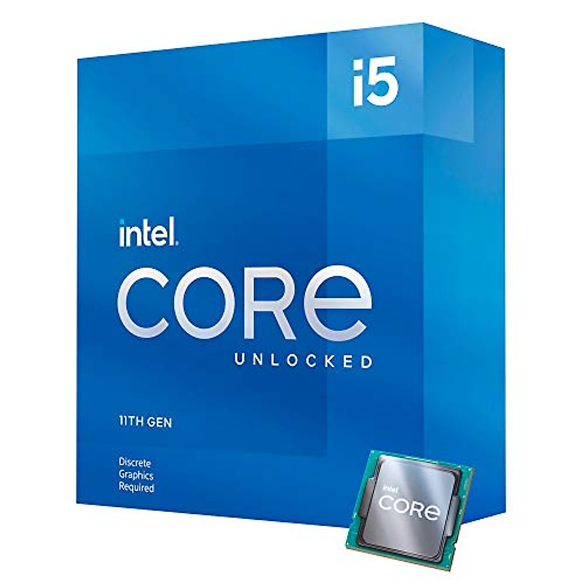 Intel® Core™ i5-11600KF Desktop Processor 6 Cores up to 4.9 GHz Unlocked LGA1200 (Intel® 500 Series & Select 400 Series Chipset) 125W