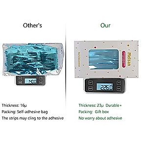 Light Blue Foil Fringe Curtains Party Decorations, Melsan 3.2 x 8 ft Foil Curtains Tinsel Backdrop for Ocean, Baby Shark, Frozen Theme Birthday Decorations - Pack of 2