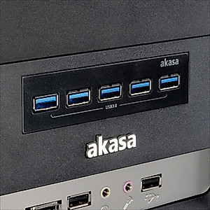 Akasa AK-ICR-19 InterConnect Pro 5S 5 Port USB 3.0 Panel
