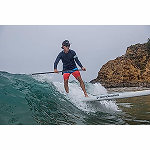 Boardworks Kraken | Surf and Fun Stand Up Paddleboard | EXP Veneer - Epoxy Hardboard | 10' 3", Bamboo/Grey/Ocean