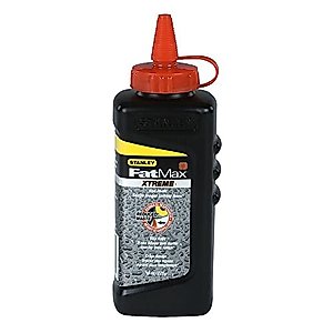 Marking Chalk Refill, Waterproof, Red, 8 oz
