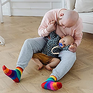 Braided Pacifier Clips Baby Girl, Binky Clips Pacifier Holder with Handmade Teething Straps Unisex Design Smoother Pacifier Clip Fits All Pacifiers for Shower Birthday Gifts