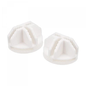 uxcell Plastic Wire Cube Connectors, 38x23mm Grid Buckle Clip for Storage Shelving Cabinet Organizer, White, 20Pcs