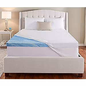 Serta Perfect Sleeper - Queen - 3 Inch - Gel Swirl Memory Foam Mattress Topper - 60" x 80" x 3"