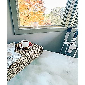 Mora Ceramic Large Latte Mug Set of 4, 16oz - Microwavable, Porcelain Coffee Cups With Big Handle - Modern, Boho, Unique Style For Any Kitchen. Microwave Safe Stoneware - Vanilla White