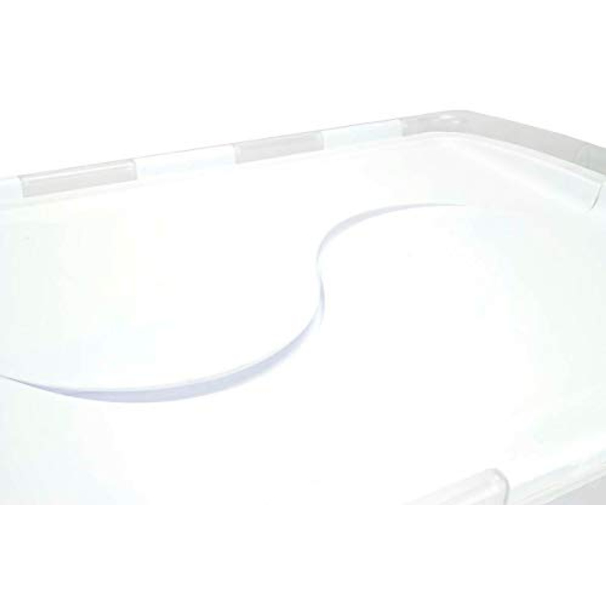 Sterilite 1914 Single 48 Quart Hinged Lid Storage Box Tote Container (18 Pack)