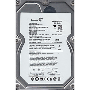 Seagate Barracuda ES 1 TB 7200RPM SATA 3Gb/s 32 MB Cache 3.5 Inch Internal Hard Drive ST31000340NS-Bare Drive