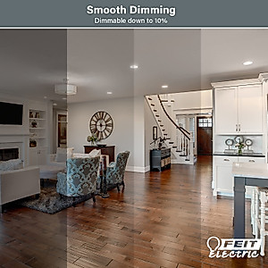 Feit Electric LED A19 Medium Base Light Bulb - 40W Equivalent - 15 Year Life - 450 Lumen - 2700K Soft White - Dimmable | 2-Pack