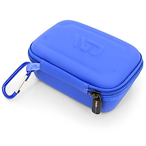 CASEMATIX Retro Handheld Game Console Case Compatible with HigoKids QS4 Portable Retro Video Game Player, Mademax RS-1 Gaming Console, E-MODS Arcade Pocket Player and More Up to 4.75", Blue Case Only