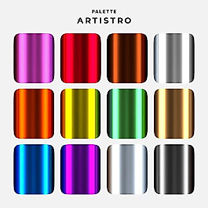 Metallic Paint Pens for Rock Painting, Stone, Ceramic, Glass, Wood, Fabric, Pebbles, Scrapbook Journals, Photo Albums, Card Stocks. Set of 12 Acrylic Paint Markers Extra-Fine Tip 0.7mm