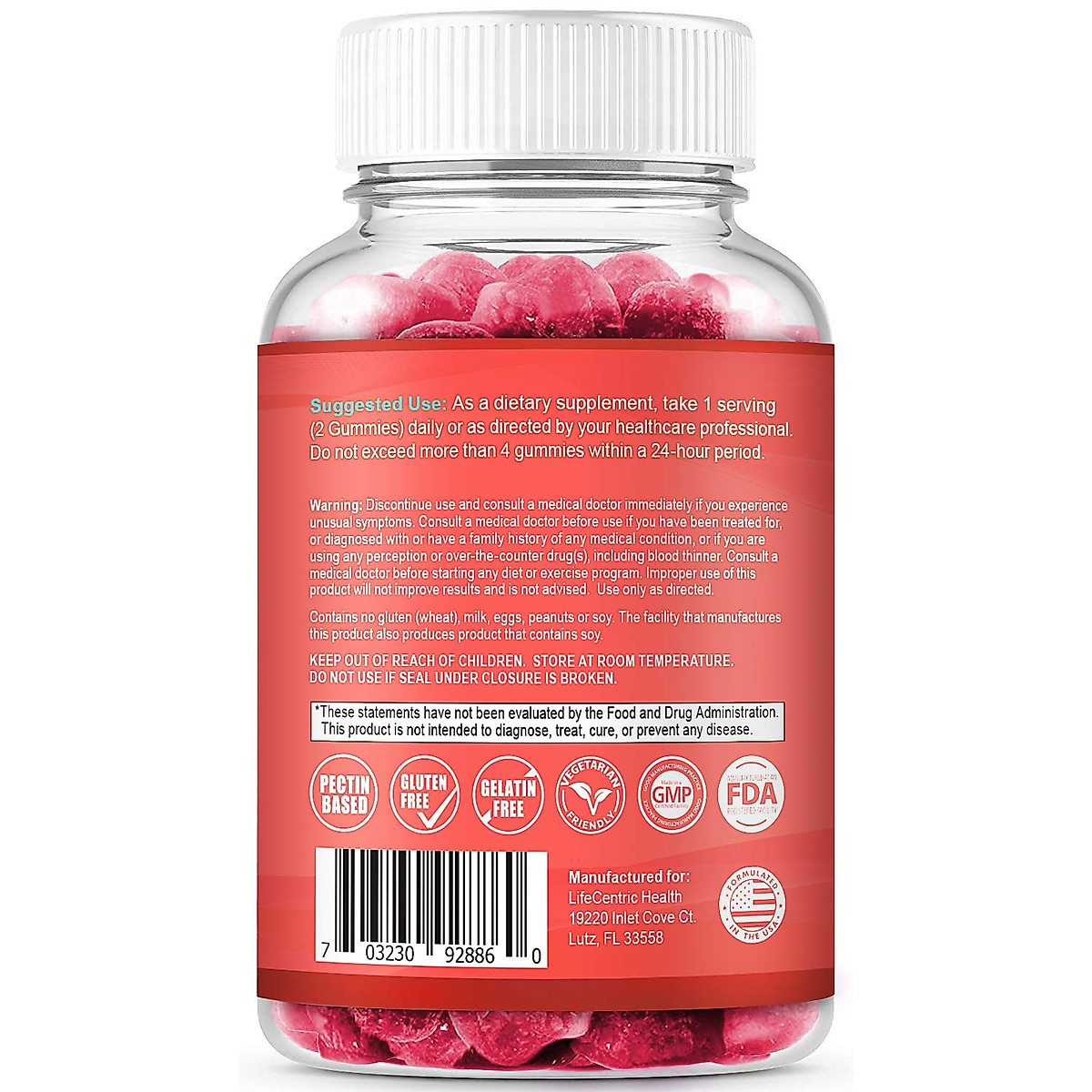 Biotin Gummies for Hair Growth | Max Strength Biotin 10000mcg Prevents Thinning and Loss | Chewable Biotin Supplement For Women Men and Kids | 100 Count Vegan Hair Gummies for Hair Skin and Nails