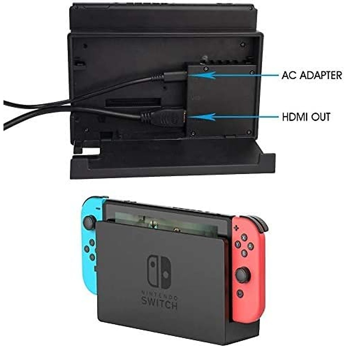 Switch Charger - Fast Charger AC Adapter for Nintendo Switch Dock/Switch and Pro Controller with Type C Charging kit (Support TV Mode)