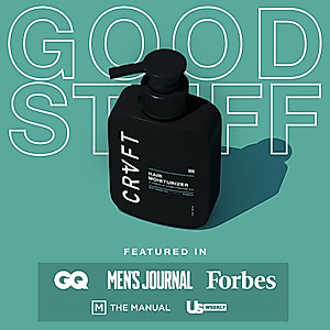 CRVFT Daily Leave in Conditioner For Men [OIL] | 30 Day Supply | Men's Hair Moisturizer | Hair Oil For Men | For Dry/Damaged Hair | Scented | (3oz) AM