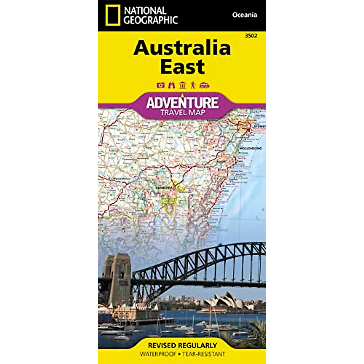 Australia East Map (National Geographic Adventure Map, 3502)