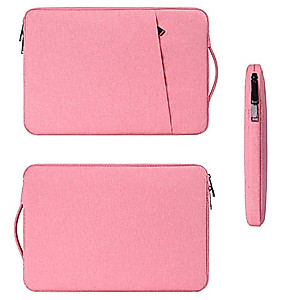 14 Inch Laptop Sleeve Case Bag for Asus Chromebook 14/Asus Vivobook 14/Zenbook 14, Samsung Galaxy Chromebook Go, Lenovo ThinkPad 14/ Flex 5 /Yoga, Dell XPS 15, Acer HP Chromebook 14(Pink)