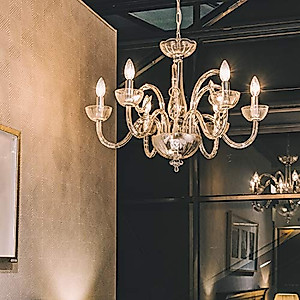 Amazon Basics 60W Equivalent, Clear, Daylight, Dimmable, 15,000 Hour Lifetime, B11 (E12 Candelabra Base) LED Light Bulb | 3-Pack