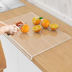16 X 18" ACRYLIC CUTTING BOARD WITH COUNTER LIP