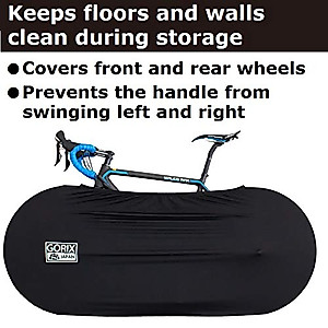 GORIX Bike Wheel Cover Elastic Car Carry Transport Storage Luggage Road Mountain(Global Edition) (olol)