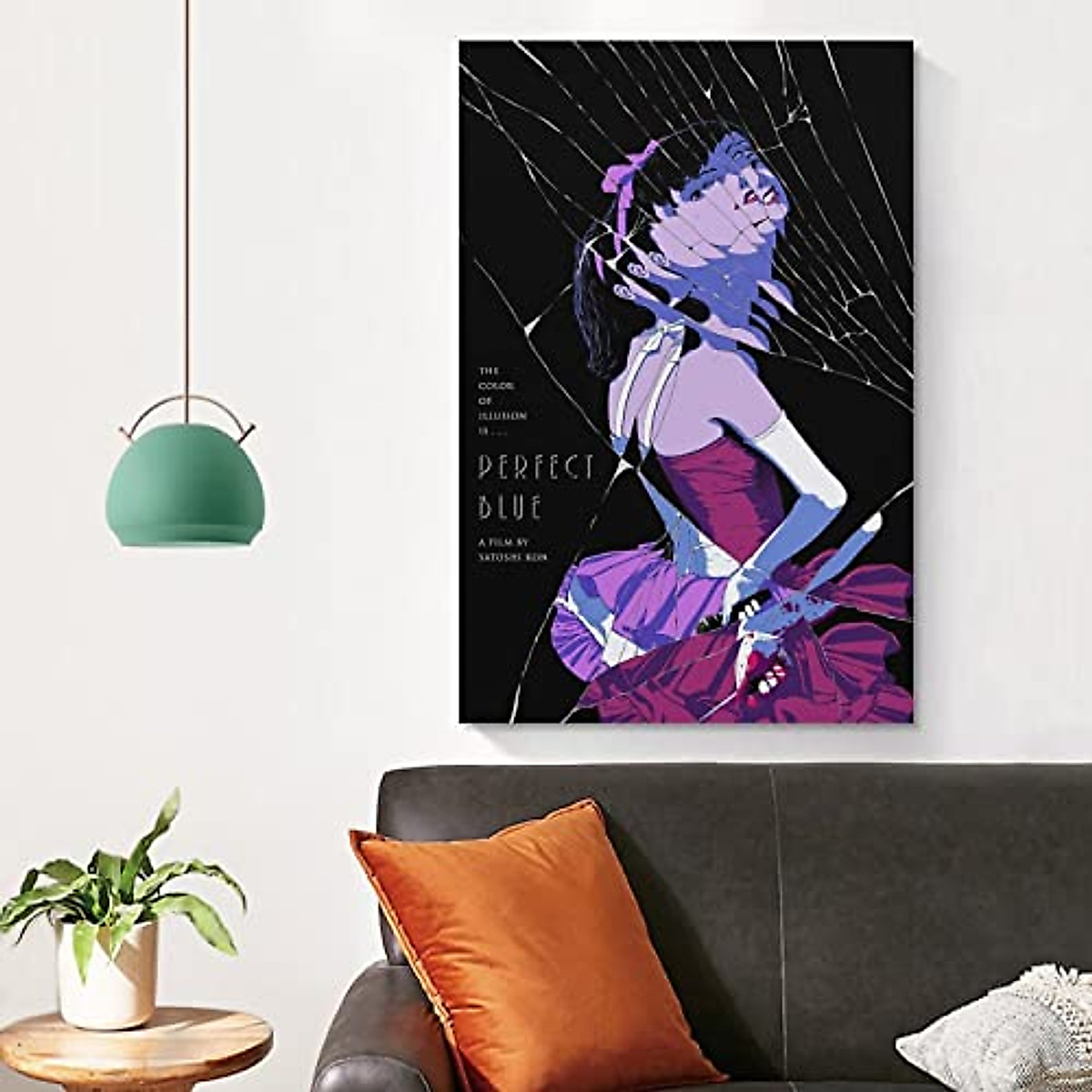 JOKIMAL Perfect Blue Movie Posters Canvas Print Artwork Wall Art Decor Poster for Modern Homes Office Bedroom 12x18inch(30x45cm)…