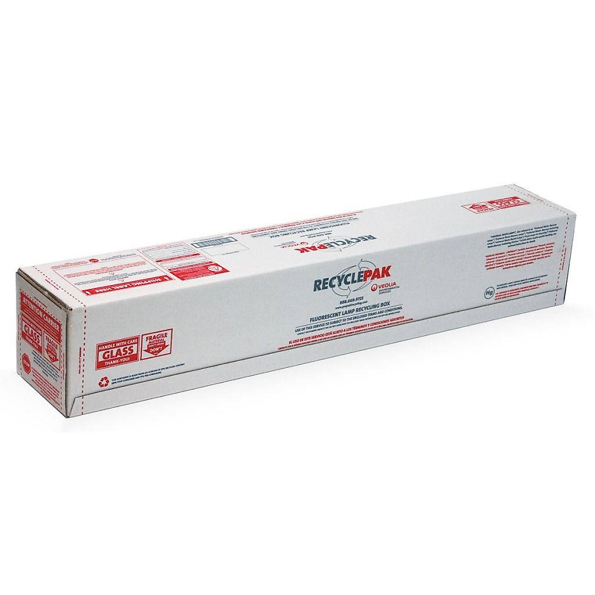 Fluorescent Tubes Recycling Box Size: 51" H x 13" W