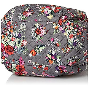 Vera Bradley Women's Cotton Glenna Satchel Purse, Hope Blooms - Recycled Cotton, One Size