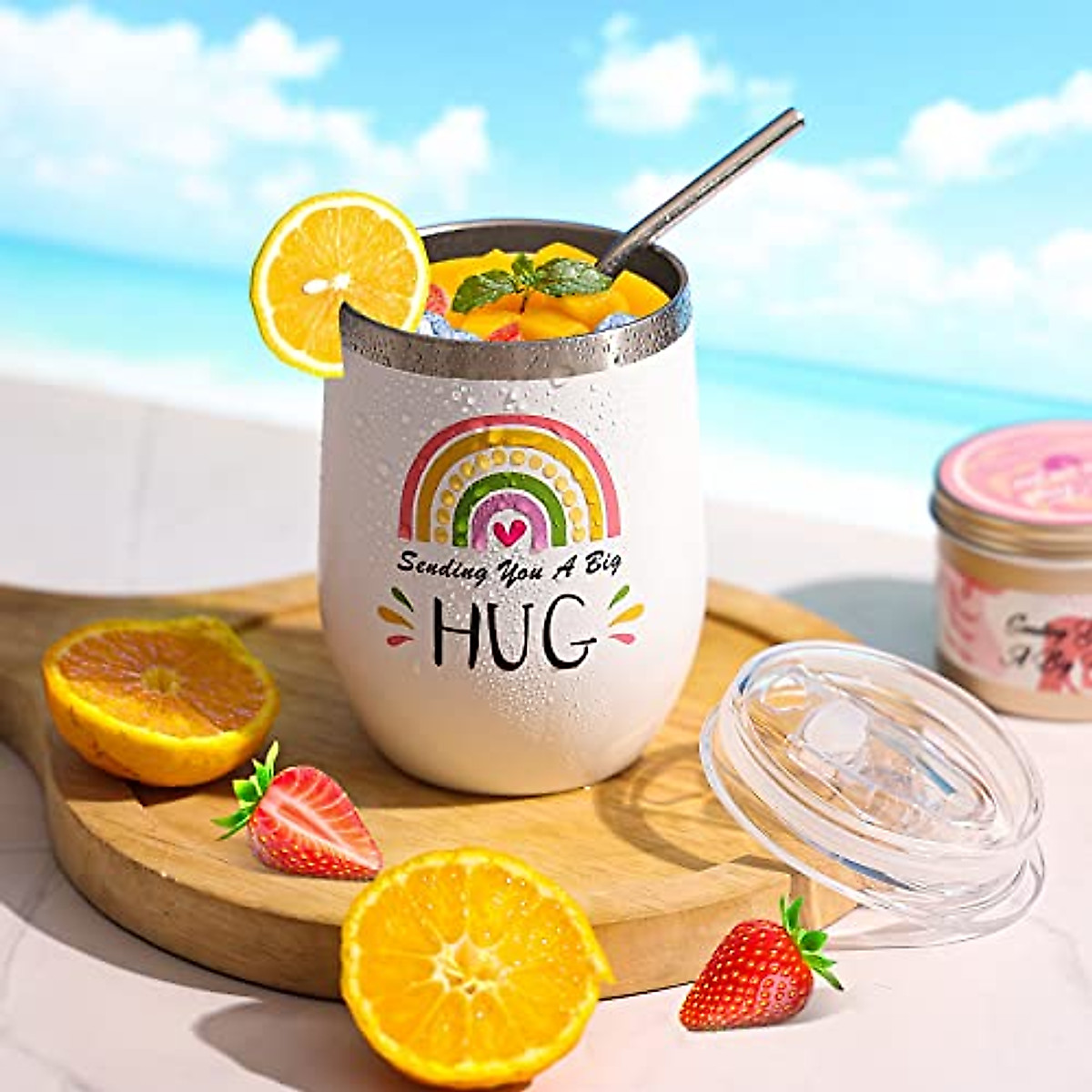 Get Well Soon Gifts for Women, Relaxing Spa Gift Basket Care Package for Women Her Mom Sister Best Friend, Unique Thinking of You Gifts Set for Women