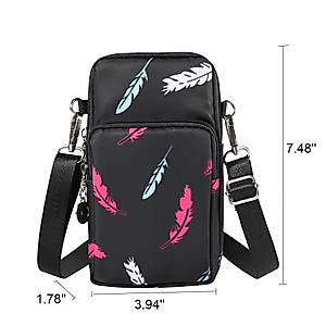 Women Crossbody Cell Phone Purse Bag Sport Armband for Moto G Pure/ G Stylus/ G Power/ Edge/ Samsung Galaxy Note 20 S22 Ultra A23 A22 A53 A32 A13 A12