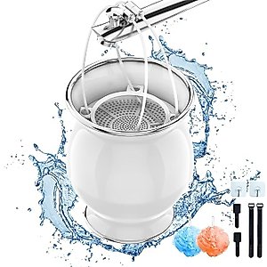 SGQ Bath Filter for Tub, 9 Stages Bath Ball Filter Removes Contaminants, Bathtub Water Filter for Water Purifier, 5000 Gallons of Filtration, Shower Filter for Healthier Hair and Skin, BPA Free
