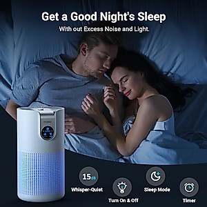 MOOKA B-D02L + M03 Air Purifiers for home large room Combo