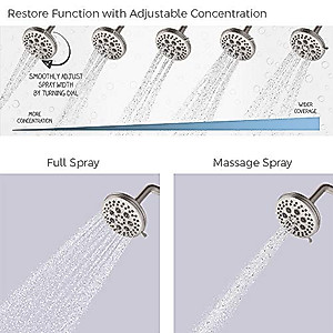 Pfister 8P8-WS2-JDSGS Jaida 1-Handle Tub & Shower Faucet with Adjustable Spray Width In Spot Defense Brushed Nickel