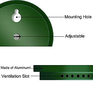 2-Pack Mini Thermometer Indoor and Humidity Gauge – Small Thermometer Hygrometer Analog Temperature Monitor for Home Wall Room Greenhouse Incubator Tank Decorative, NO Battery Needed