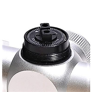 Lightweight Stainless Chrome Silver Rifle Scope 3-9x32 for 10/22 Sporter 1022 22 Auto with Weaver Style Scope Rings