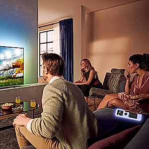 [2 Pack] Protective Case Cover for VIZIO XRT260 Smart TV Remote 2021,for Vizio Xrt260 V-Series 4K Voice Remote Battery Back Silicone Skin Protector Anti Slip Sleeve, Glowblue+Glowgreen+Glowpurple