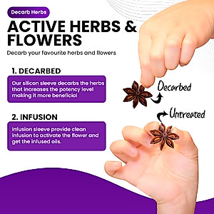 Ardent FX Silicone Concentrate and Infusion Sleeve BPA-free Designed to Make the Decarb and Infusing Process Easier