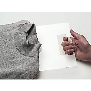 NAHANCO 1301SF Clear Acrylic Shirt Folding Board, 8 1/2” x 15", Pack of 1