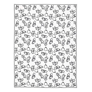 Lambs & Ivy Disney Baby Winnie The Pooh Baby Blanket - Tan/Cream Jersey/Minky