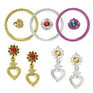 fash n kolor Princess Dress Up Pretend Play Shoes set, Jewelry Boutique, Fashion Princess Toys Accessories for Little Girls Dress Up Costumes for play gift set, For ages 3,4,5,6 Years Old and up