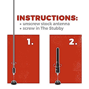 CravenSpeed Stubby Antenna Compatible with Ford F-150 2009-2024 | 3.2 Inches | Short Antenna Replacement | Made in The USA