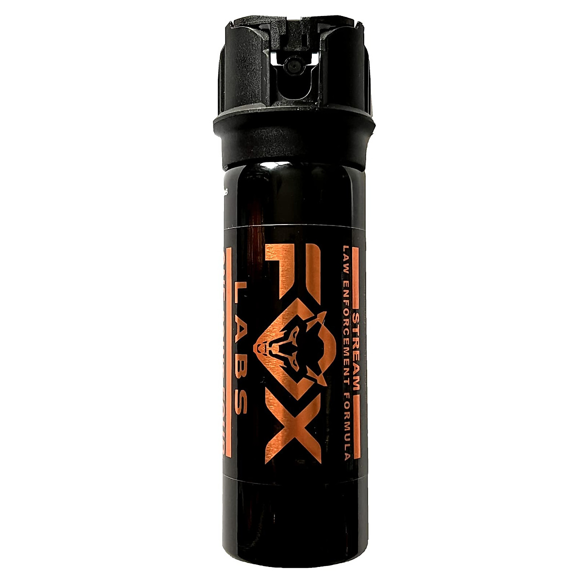 NW Self Defense Products Fox Labs, One Point Four Pepper Spray - 3 oz. Stream & Nylon Holster - Flip Top