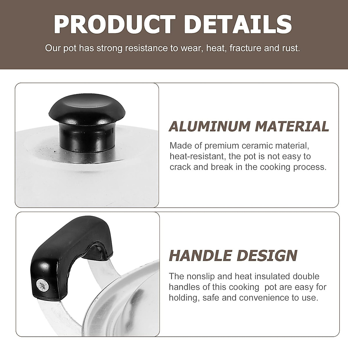 UPKOCH Vintage Aluminum Pot Stock Pot Ramen Pot ramenpot Instant Noodle Pot Kimchi Soup Pot stockpot with lid Oven Pans nonstick Soup Pot Korea Noodle Pot Kitchen Noodle Pot Cook Pot Suki