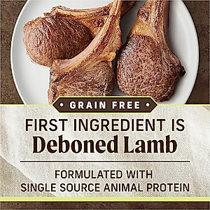 Merrick Limited Ingredient Diet Grain Free Dry Dog Food, Premium and Healthy Kibble with Lamb and Sweet Potato - 4.0 lb. Bag