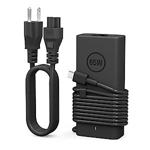 New Slim 65W Dell Laptop Charger USB C for Dell Latitude 5420 5520 7420 7430 7480 7490, for Dell Inspiron 14 16 7620 2in1 Chromebook 3100 Dell XPS 13 LA65NM190 Type C Dell AC Adapter Power Cord