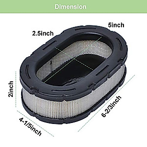 32 883 09-S1 Air Filter for Compatible with Kohler Stens KT715 KT725 KT730 KT735 KT740 102-036 with Pre Filter 32 083 09-S 32 083 10-S (Pack of 4)