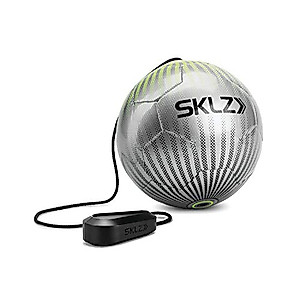 SKLZ Star-Kick Solo Soccer Trainer with Size 1 Soccer Ball, Volt