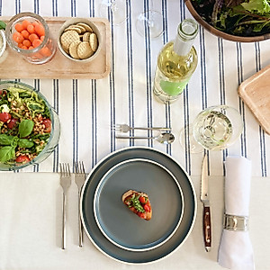 The Dinner Pony Serrated Steak Knives Set of 6 - Wooden Handle, Full Tang and Triple Riveted Design in Gift Box - Pakka Wood and High Carbon Stainless Steel