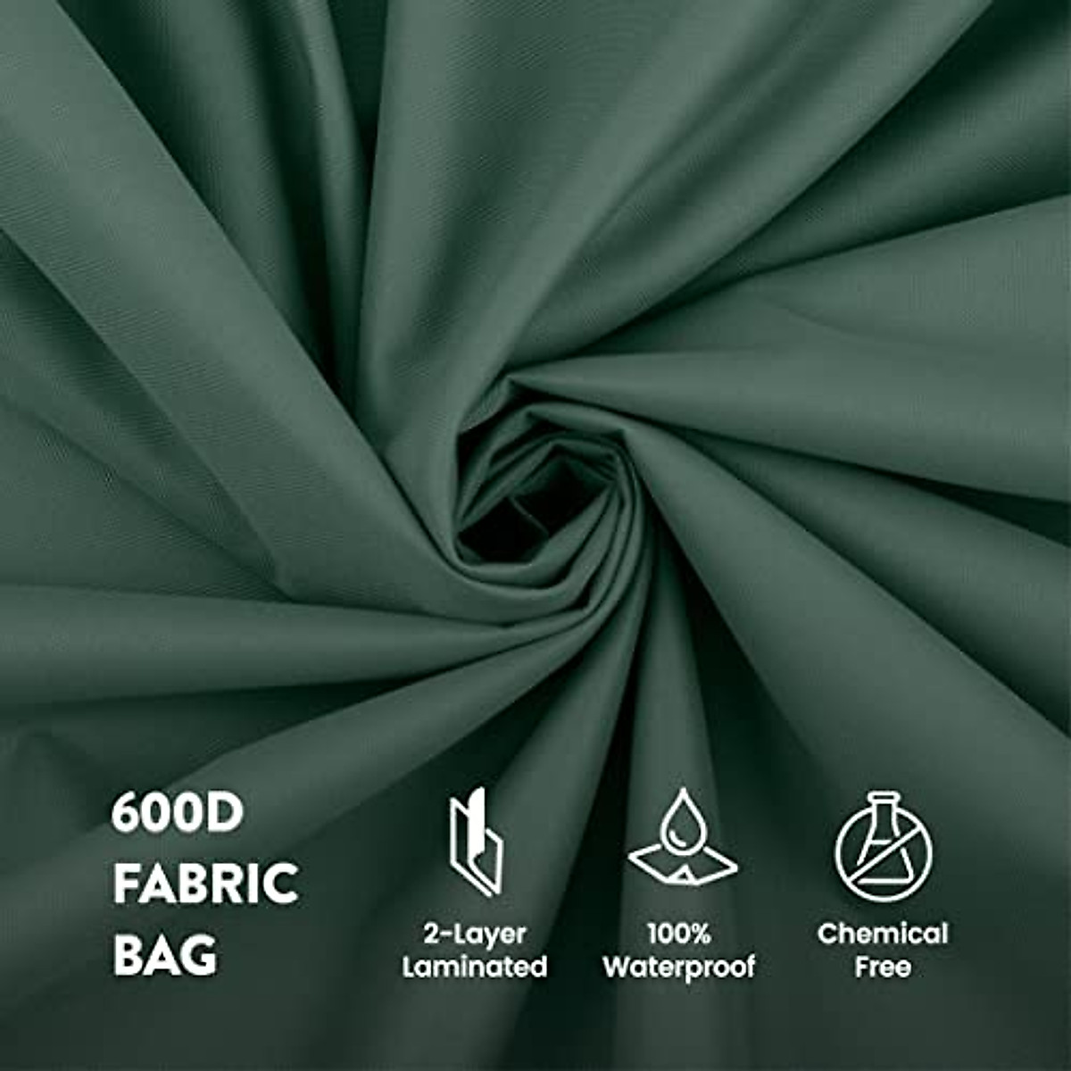 Zober Premium Christmas Tree Storage Bag - Fits Up to 9 ft Tall Artificial Disassembled Trees, Durable Handles & Sleek Dual Zipper - Holiday Xmas Bag Made of Tear Proof 600D Oxford - 5-Year Warranty