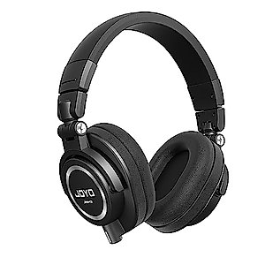 JOYO Professional Studio Monitor Headphones Wired Over Ear Audio Recording Monitor Headset Noise Cancelling for Guitar Mixer Amplifier Podcast Microphone and Keyboard Piano (JMH-01)
