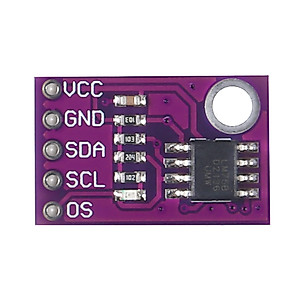 QCCAN 5PCS LM75 LM75A Temperature Sensor High Speed I2C IIC Interface High Precision Development Board Module