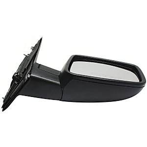 Kool Vue Passenger Side Non-Electric Mirror for Ram 1500 2013-2018 Manual Fold Without Signal Light, Blind Spot Light, Memory & Puddle Lamp Textured w/o Towing Package