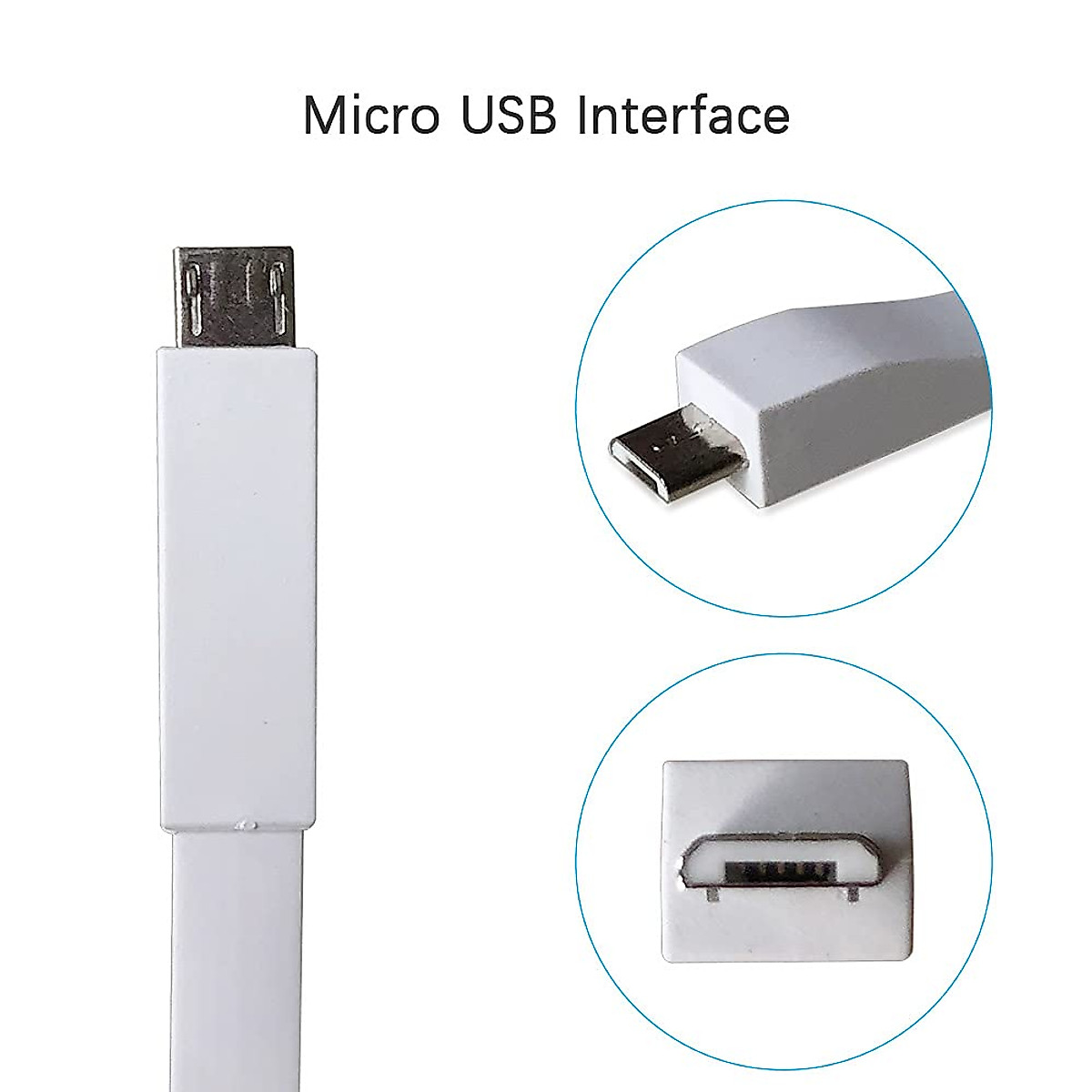 QJYTH Cord Replacement for UE Boom Charger, 1.2m USB Charging Cable Compatible with Logitech Ultimate Ears Boom 3/ MEGABOOM 3/ UE Wonderboom/UE Boom/Megaboom/Mega Boom (2 PCS, White)